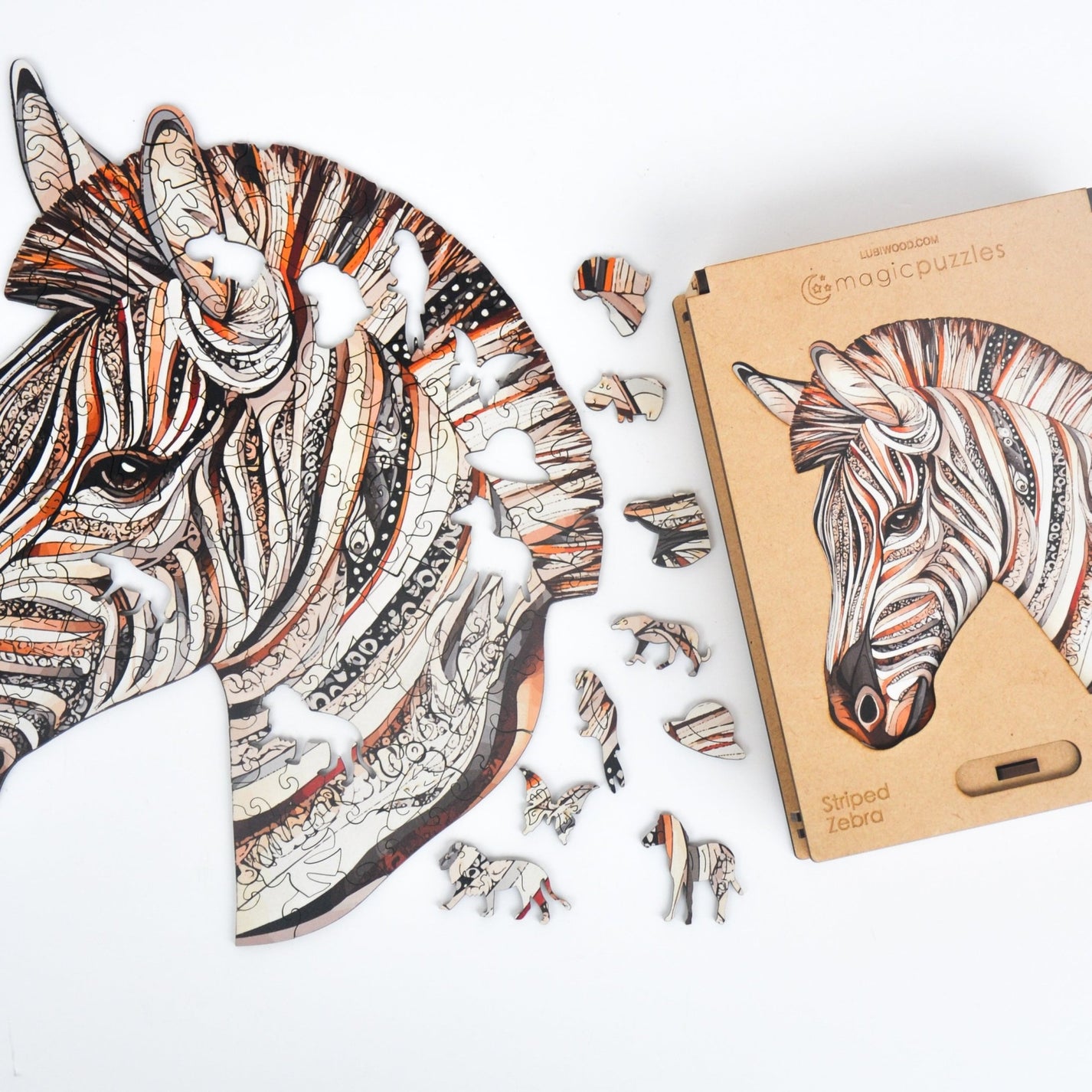 Striped Zebra Puzzle – Lubiwood UK